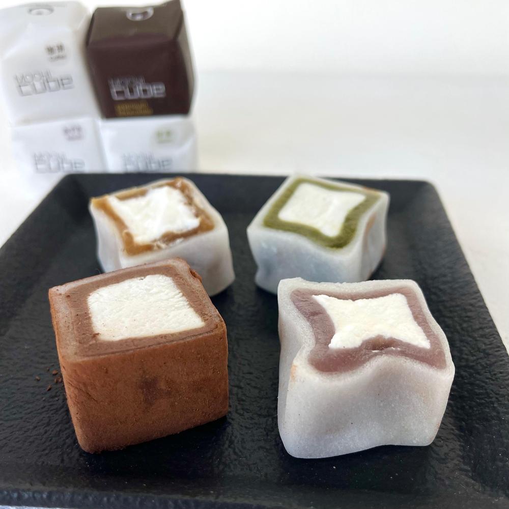 【1日15個限定】MOCHI cube®（モチキューブ）12個入り（フレーバー4種 各3個） | 宝月堂 – DELISH MALL